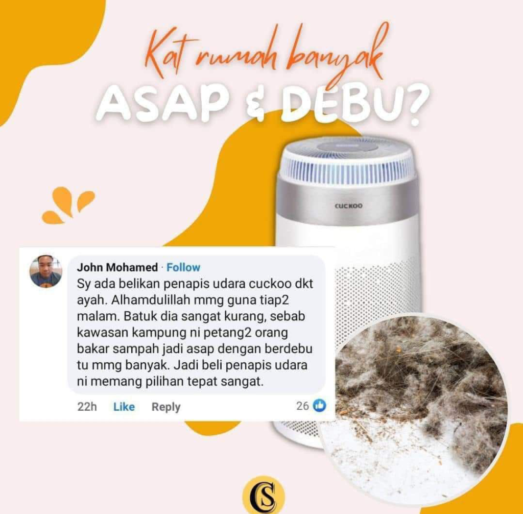 i MODEL PENAPIS UDARA CUCKOO | LATEST PROMOTION