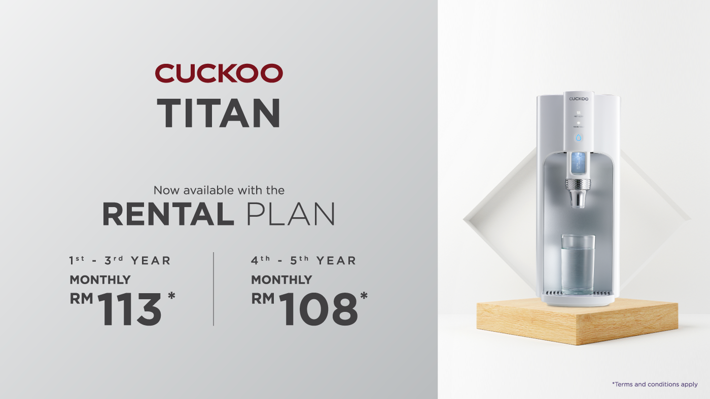 PENAPIS AIR CUCKOO TITAN PROMOSI TERBARU 2025