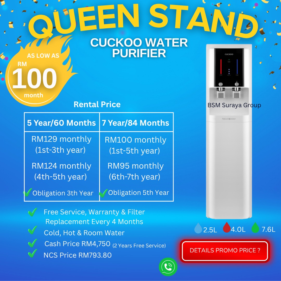 CUCKOO QUEEN STAND PROMO PENAPIS AIR TERBARU 2025