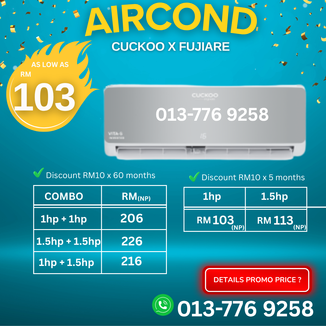 VITA-S INVERTER AIRCOND CUCKOO NEW PROMOTION